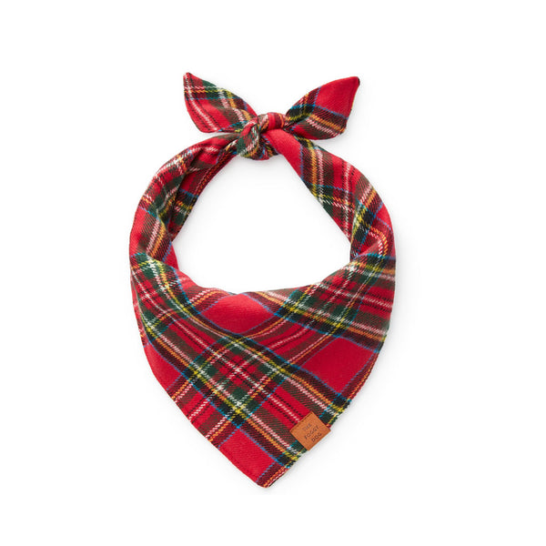Plaid bandana for dogs store