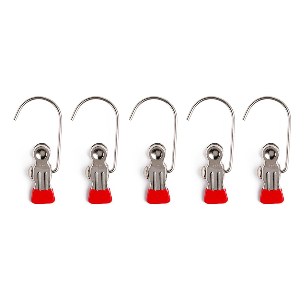 Steel Hanging Clip with Grip, Set of 5 | Boston General Store