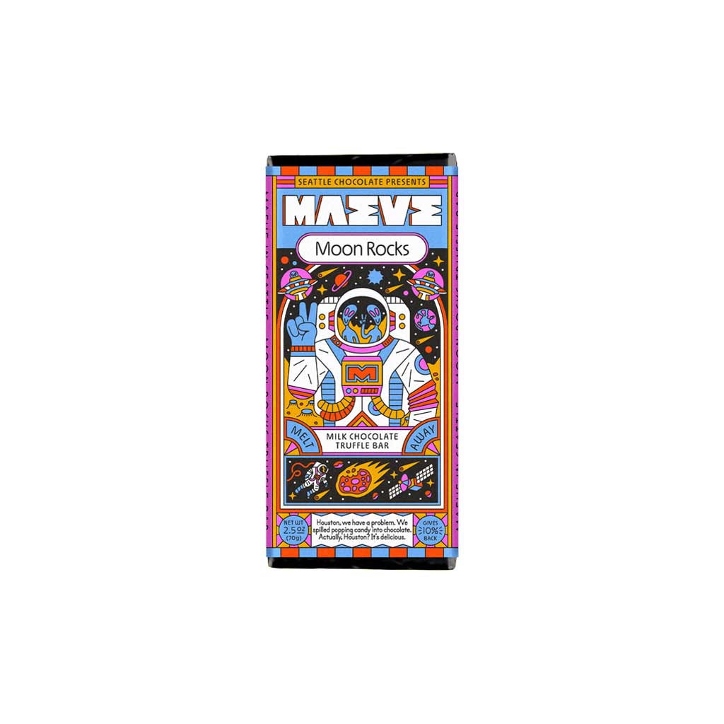 Maeve Moon Rocks Truffle Chocolate Bar | Boston General Store
