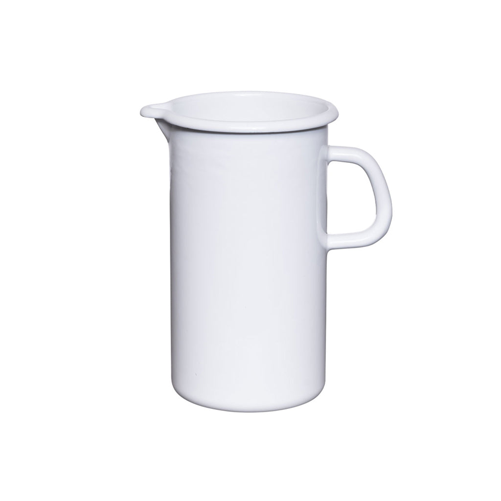 Riess Enamel 1.5 L Jug, Classic White | Boston General Store