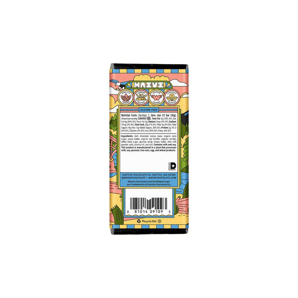 Maeve Salted Toffee Crackle Truffle Chocolate Bar | Boston General Store